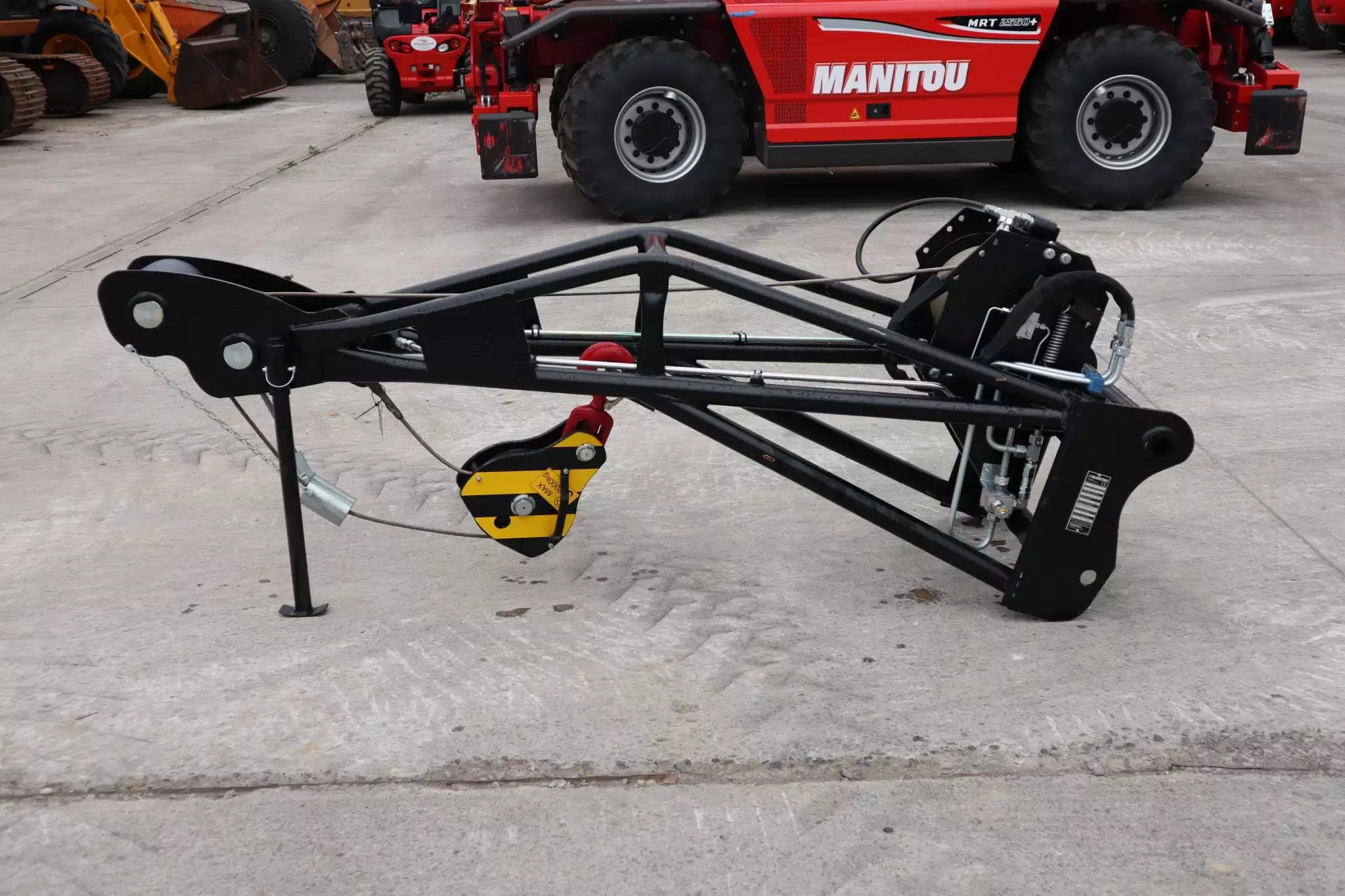Manitou PT2000 Jib Winch, available at Macadam Equipment.