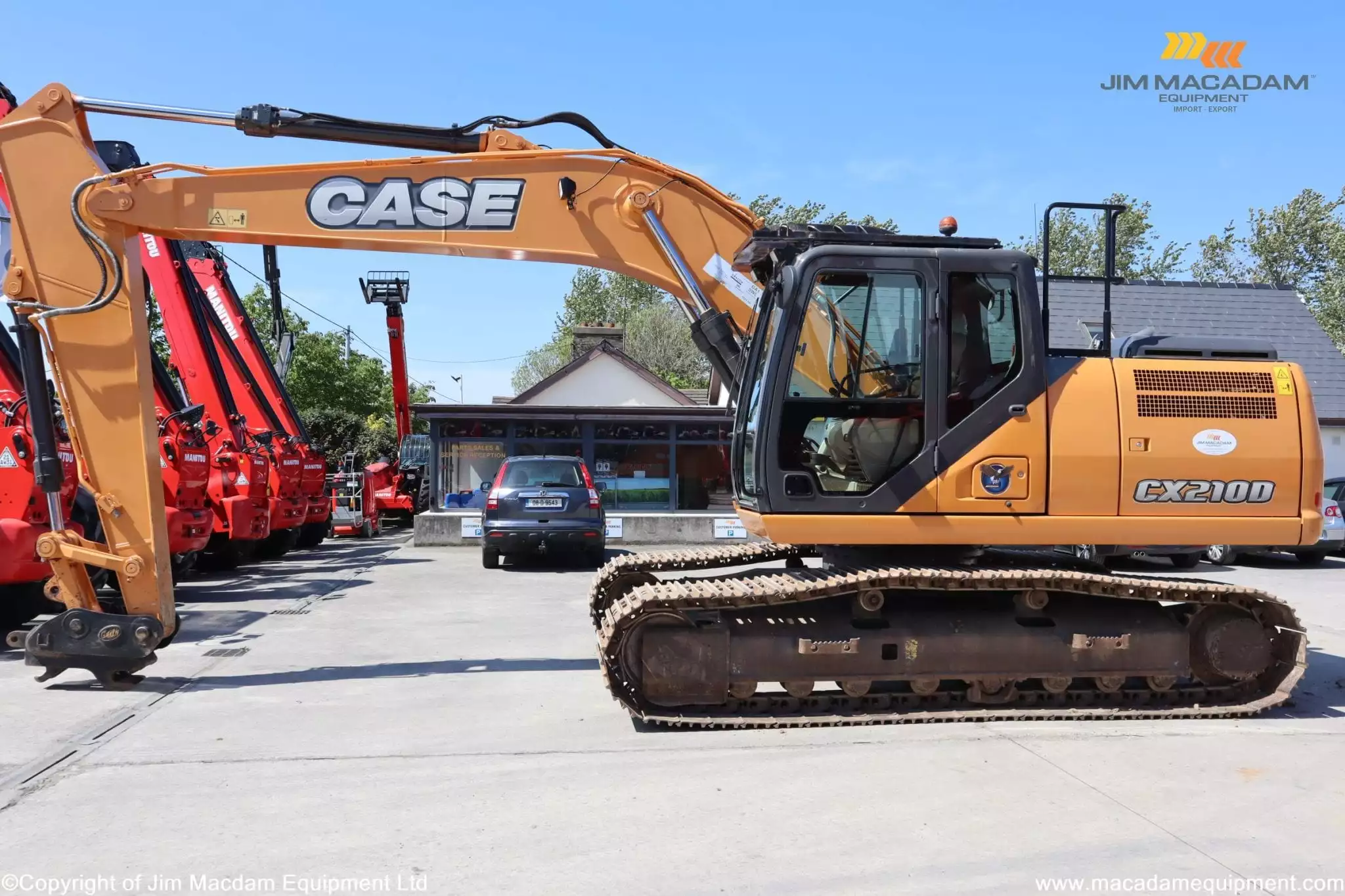 Used Case CX210D Excavator Year 2016 for sale at Macadam Equipment