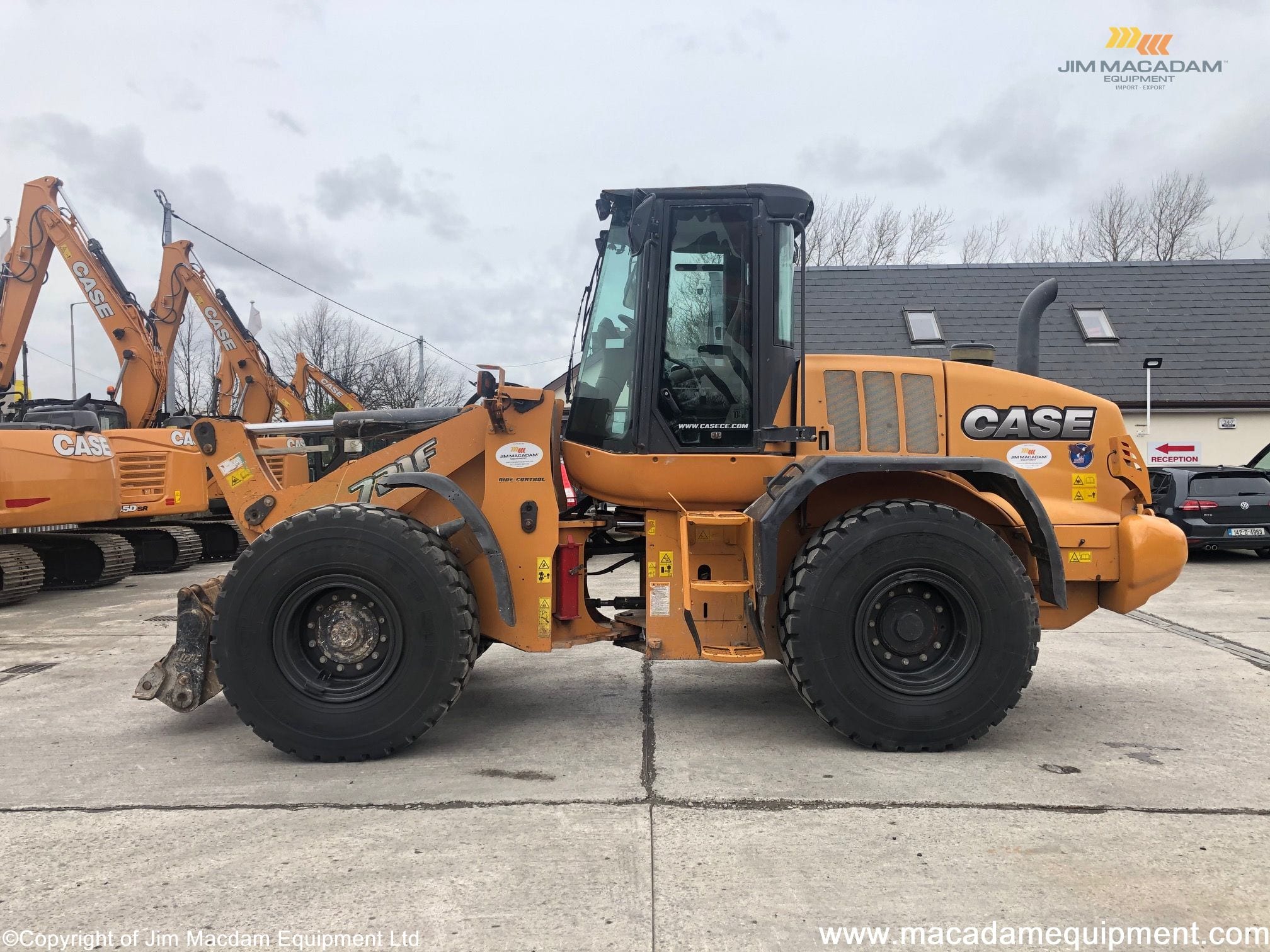 Case 721F Wheeled Loader Used for sale at Macadam Equipment