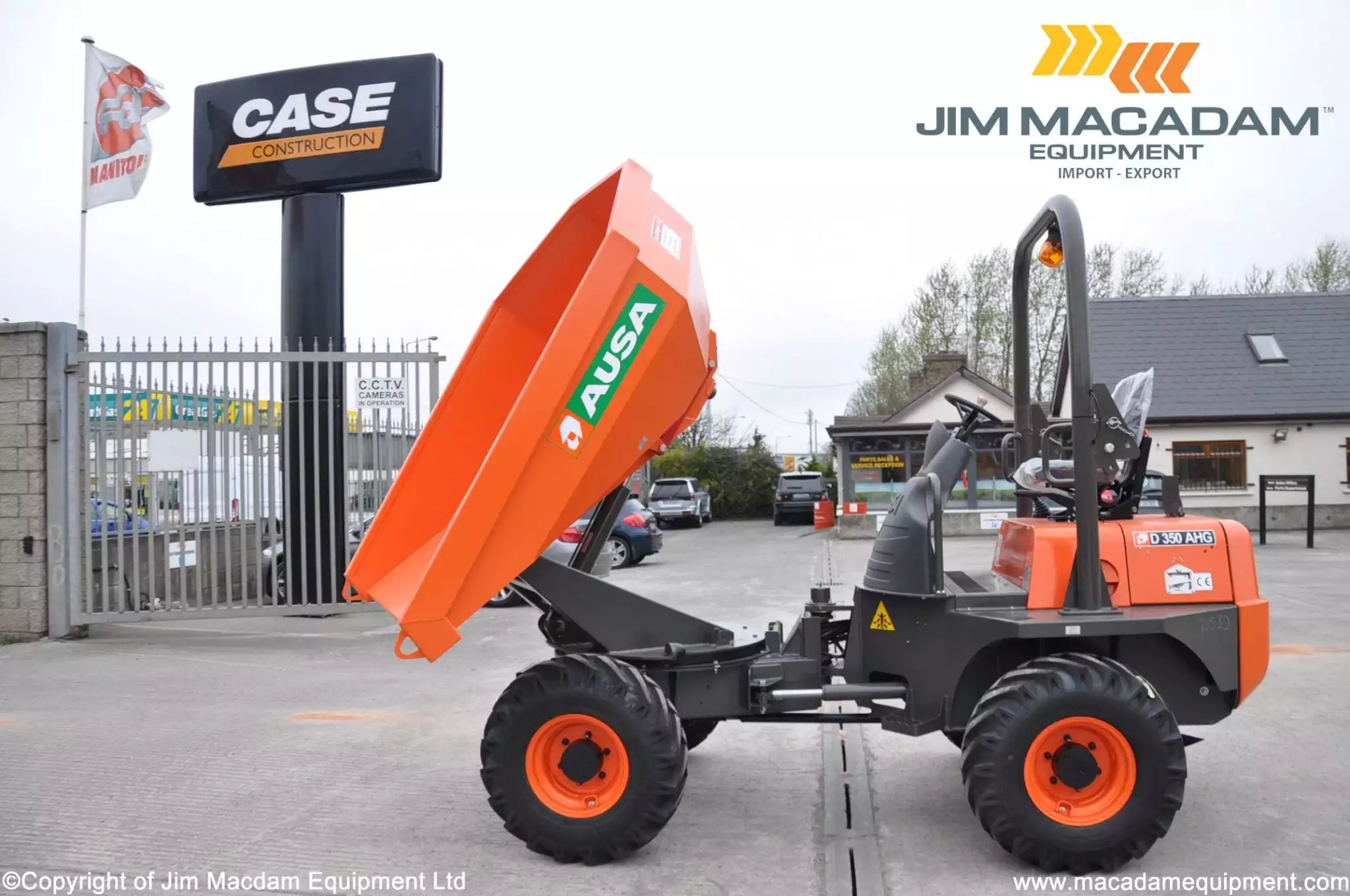 Ausa D350AHG site dumper available at Macadam Equipment