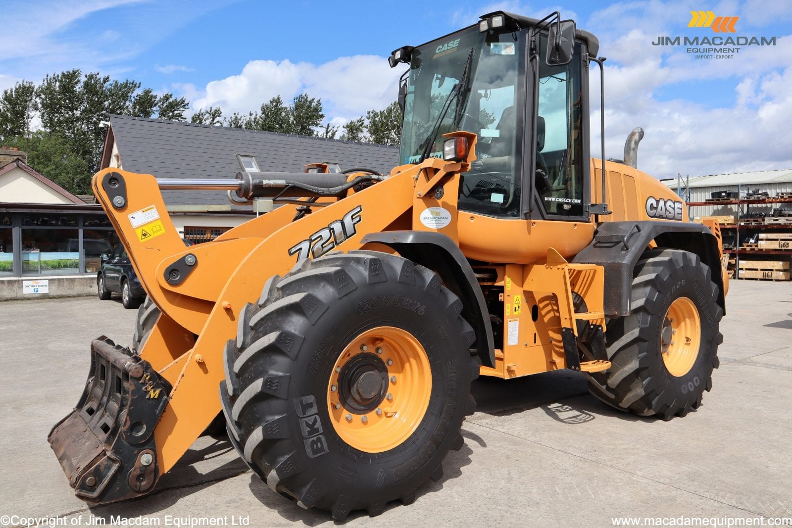 Case 721F Year 2014 with low hours available at Macadam Equipment