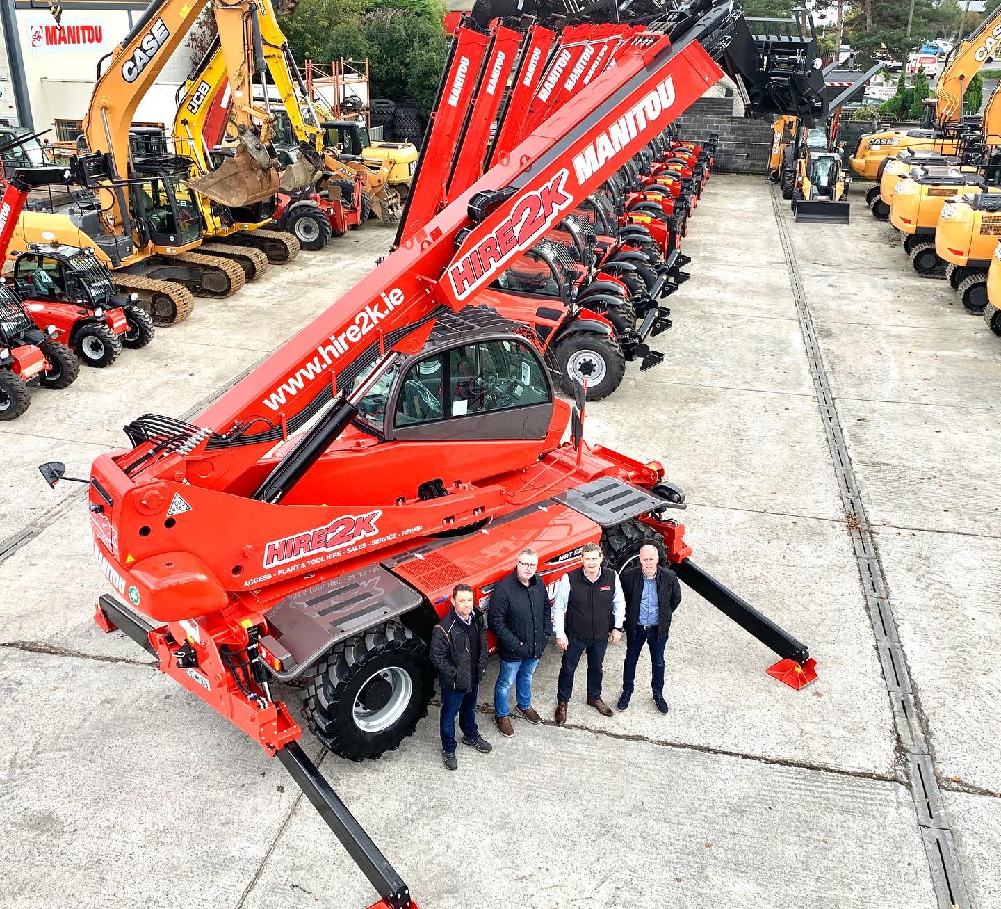 New Manitou MRT2550 Telehandler supplied by Jim Macadam Equipment