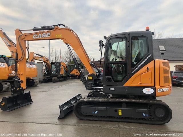 Case CX80C Available from Main Dealer Macadam Equipment Ireland