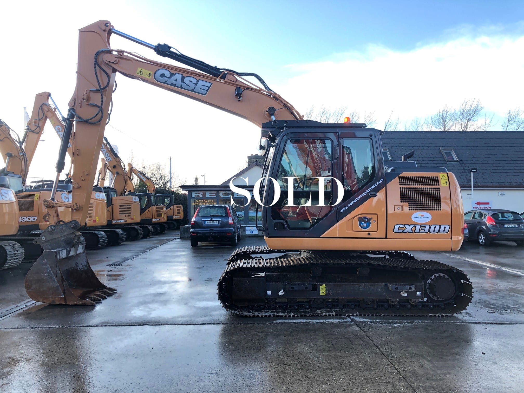 Used Case CX130D LC available at Macadam Equipment Ireland