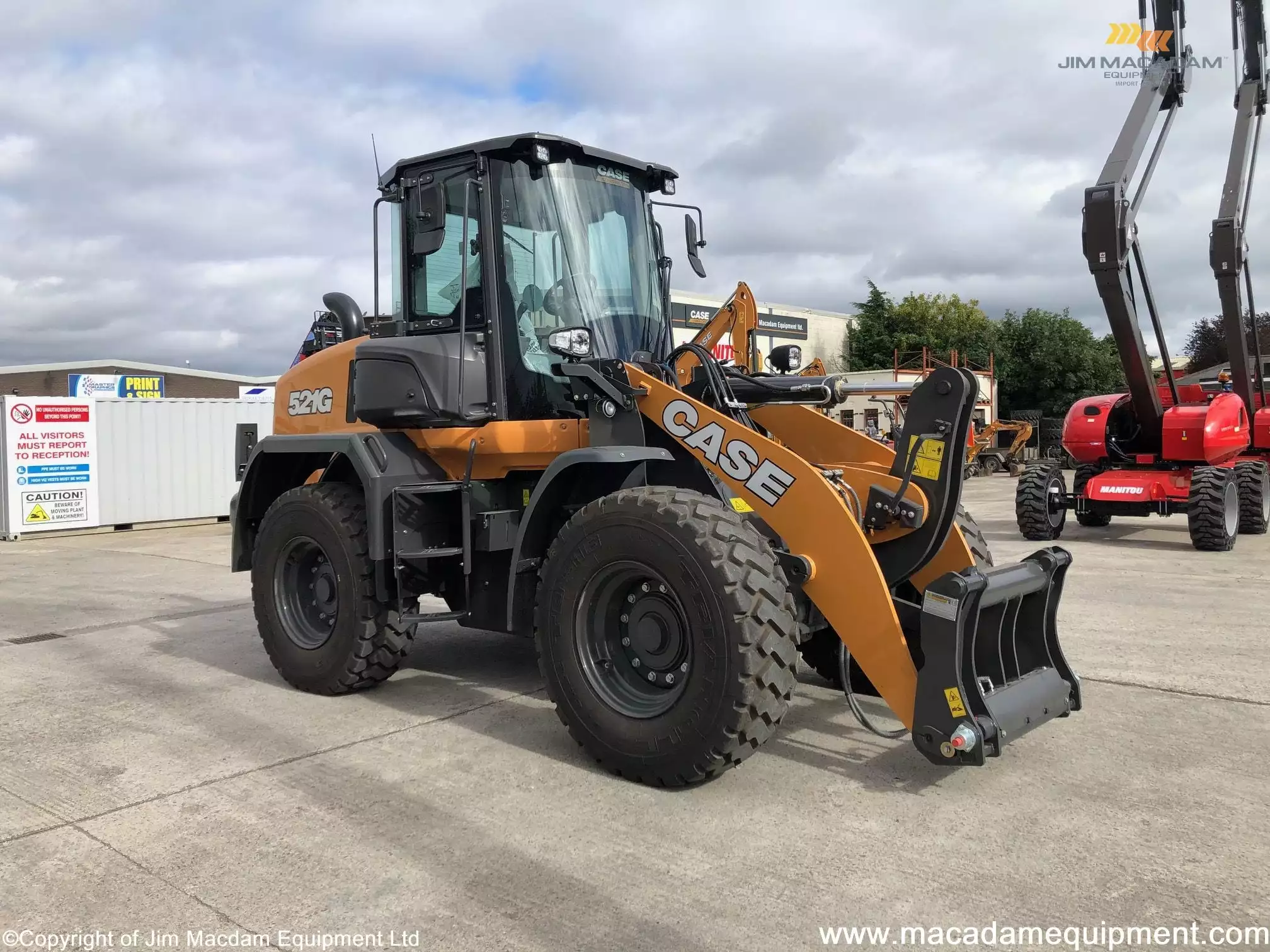 The New Case 521G Loading Shovel - at Macadam Equipment Ireland