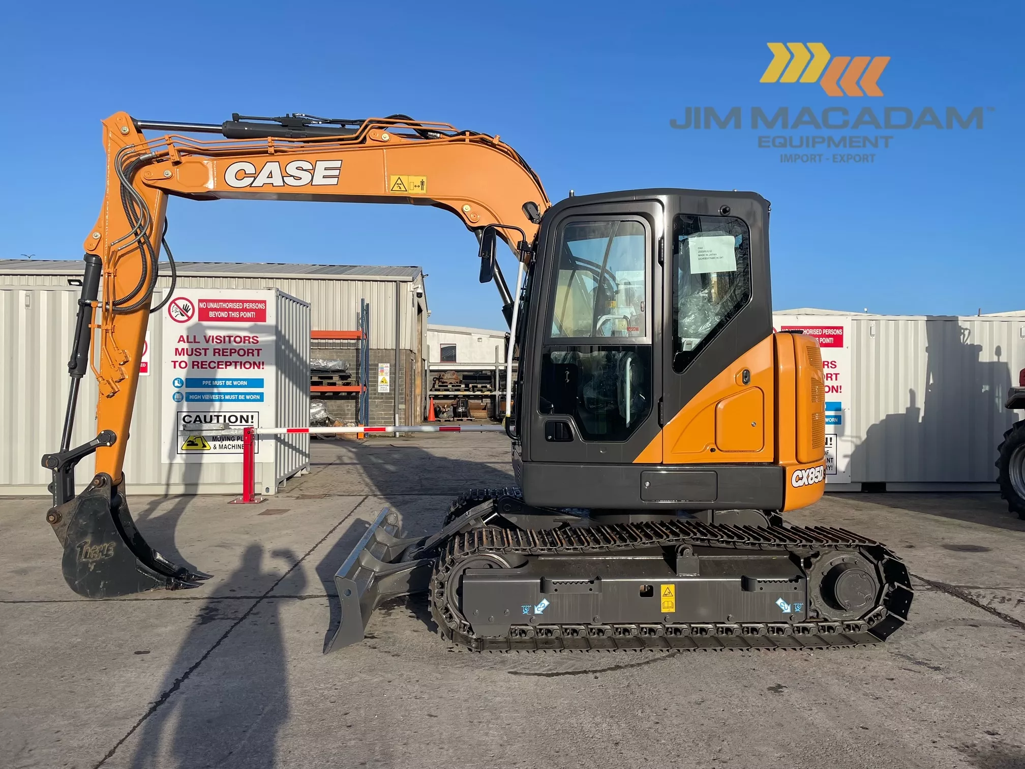 Case CX85D SR now available at Main Case Dealer Macadam Equipment