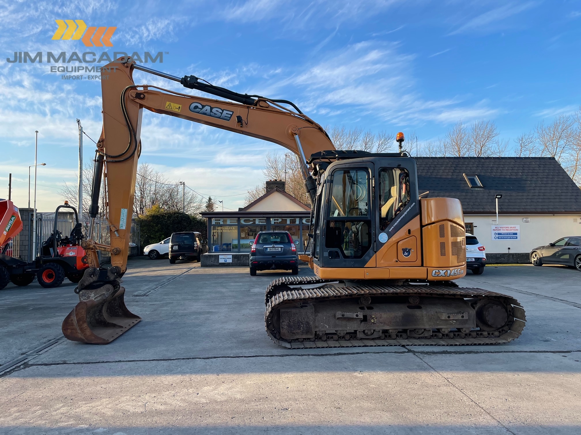 Case CX145C SR Year 2013 now available at Macadam Equipment,Dublin