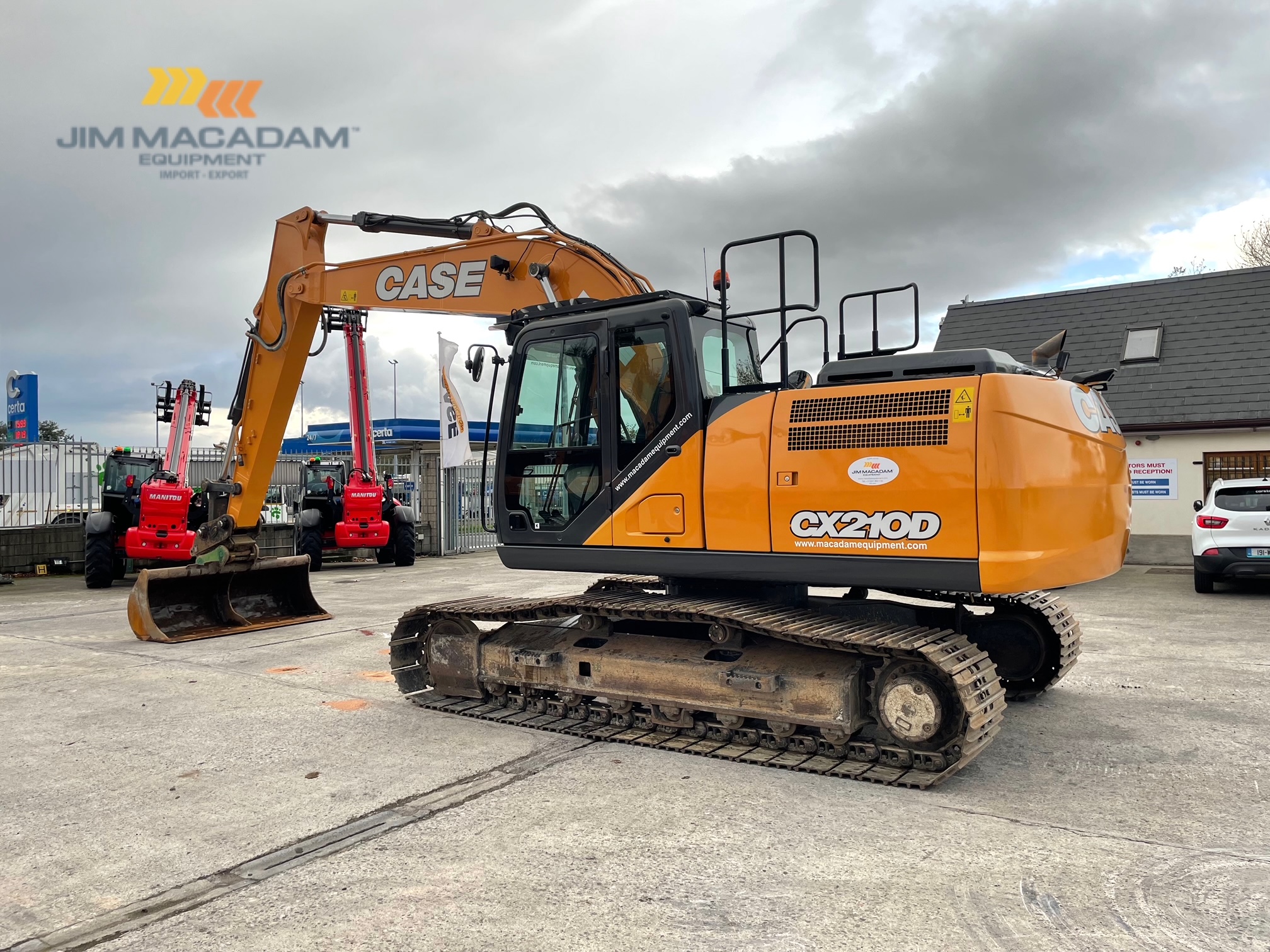 Used Case CX210D available at Macadam Equipment Ireland