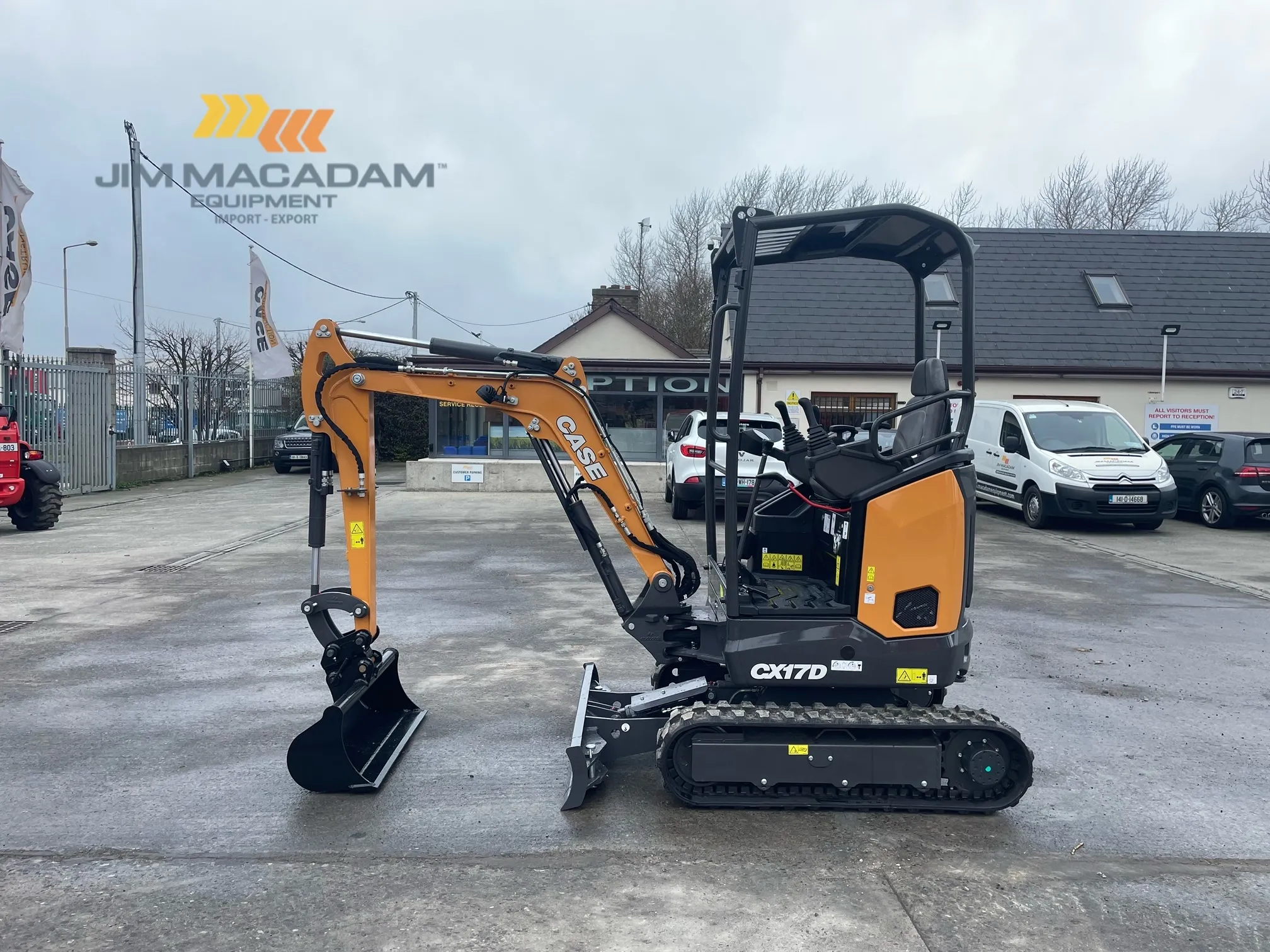 Case CX17D Mini Excavator now available at Macadam Equipment Ireland
