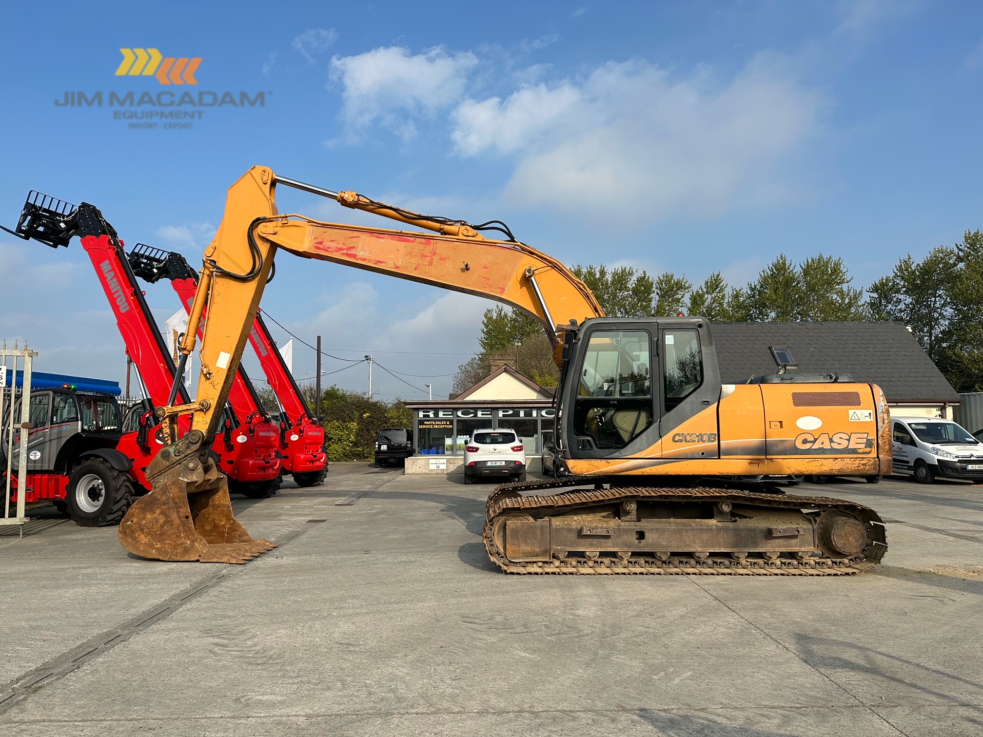 Case CX210B Excavator Year 2007 for sale at Macadam Equipment