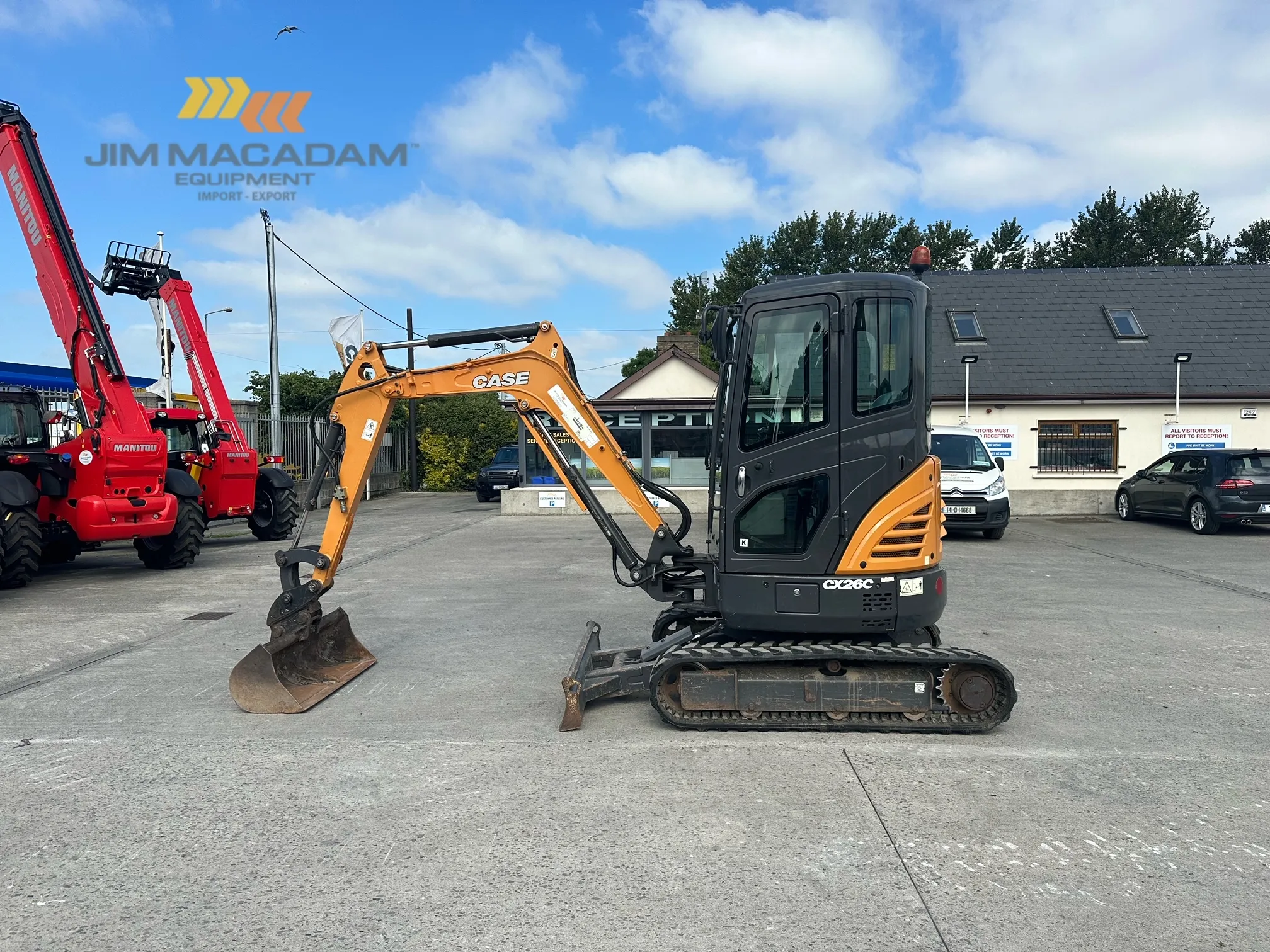 Case CX26C Mini Excavator Year 2018 available - Macadam Equipment