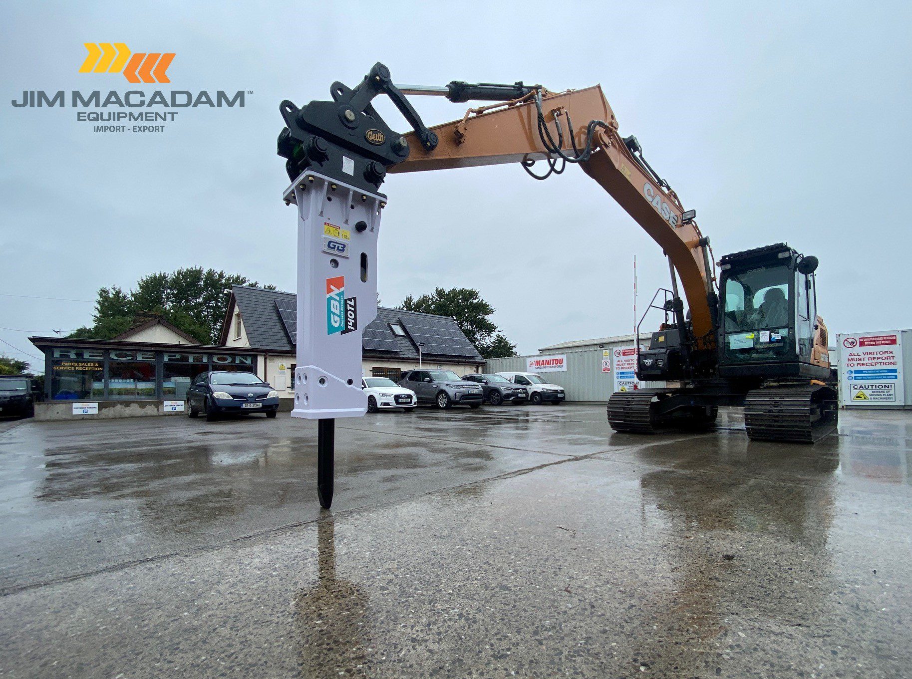 Hydraulic Rock Breakers now available at Macadam Equipment